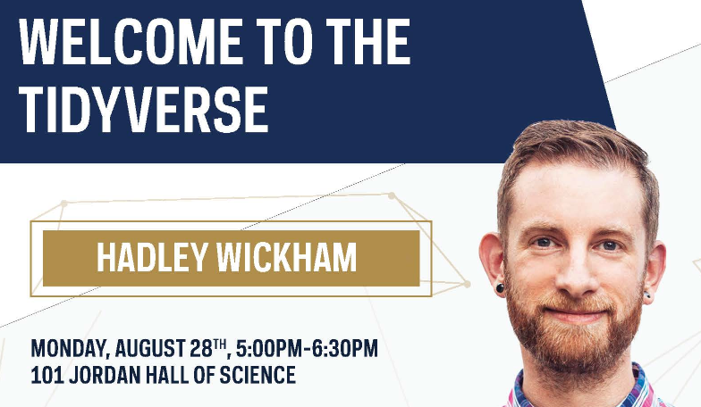 Welcome to the Tidyverse. Hadley Wickham lecture at Notre Dame ...